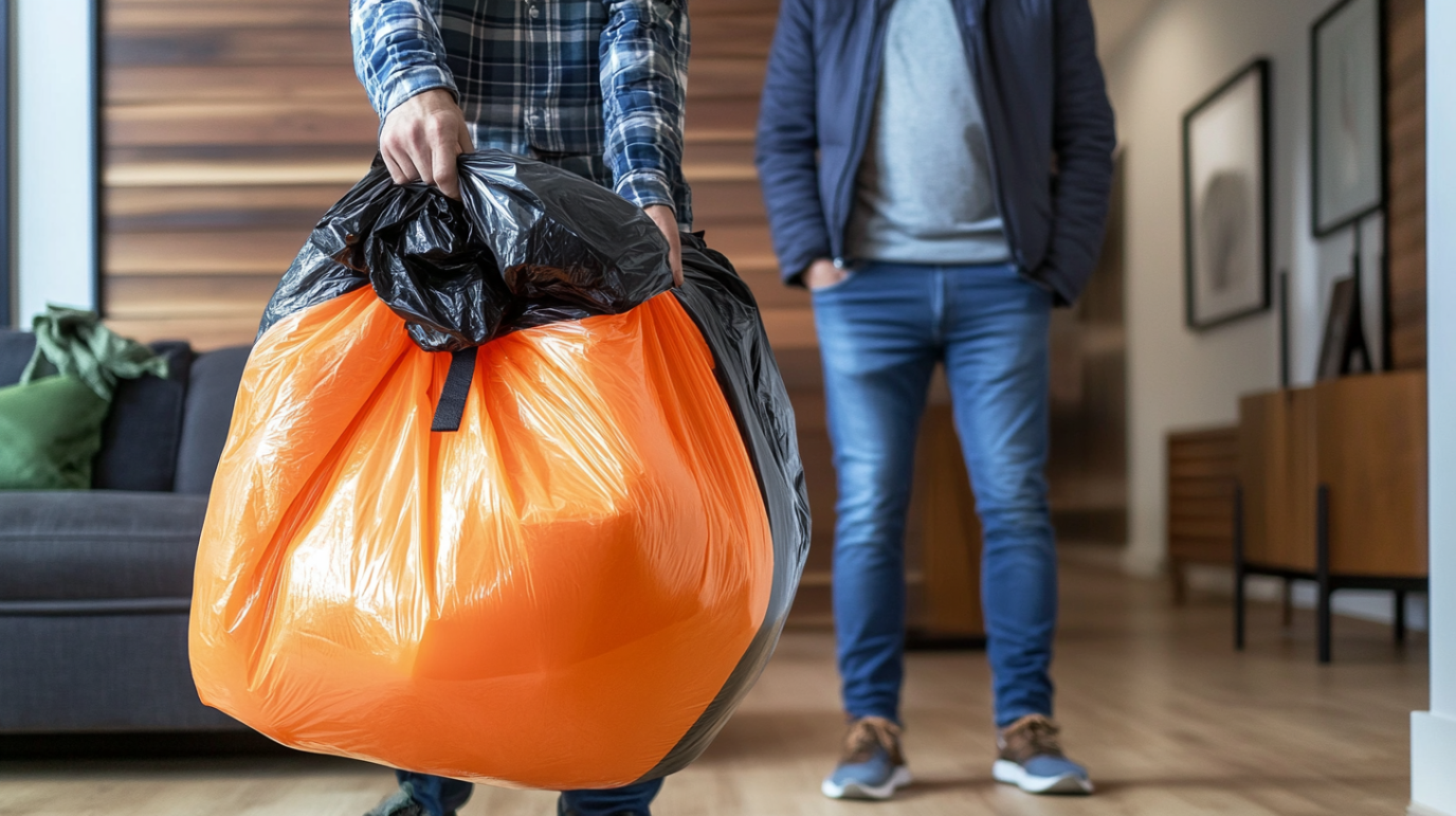 Hdx 50 Gal. Clear Extra Large Trash Bags - HDX